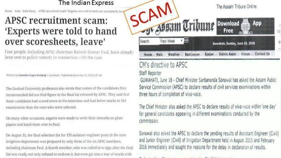 Petition · APSC Scam:Prayer for the cancellation of Asst Engineer(Civil ...