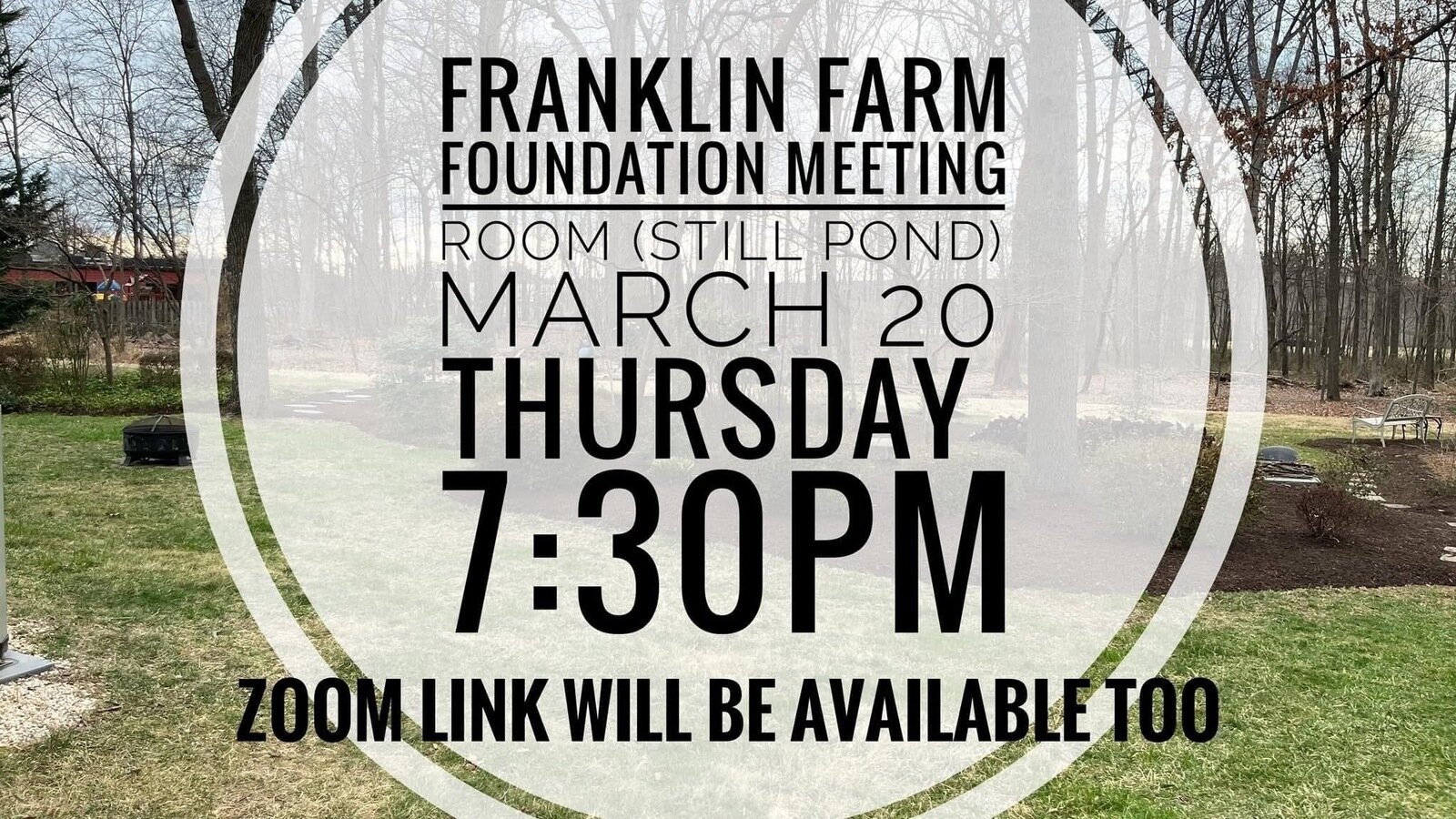 Petition update · 3/20 7:30pm Franklin Farm Foundation Planning Meeting ...