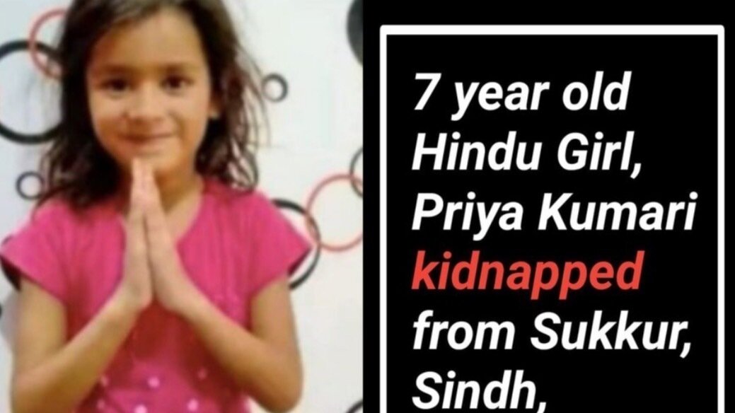 Petition · Demand the Safe Return of Priya Kumari, Kidnapped Minority Girl in Pakistan - United ...