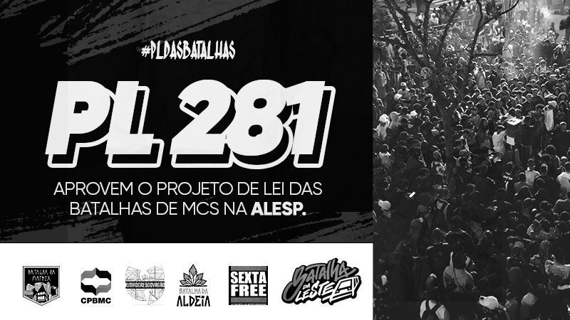 Abaixo-assinado · APROVEM O PROJETO DE LEI DAS BATALHAS NA ALESP! (PL 281) - Brasil · Change.org
