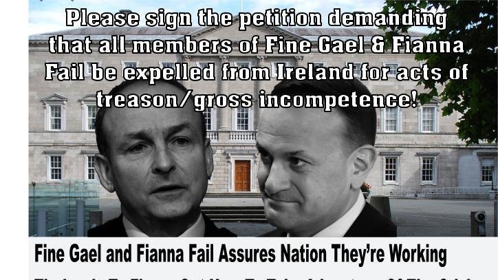 Petition · A petition demanding that all members of Fine Gael be ...