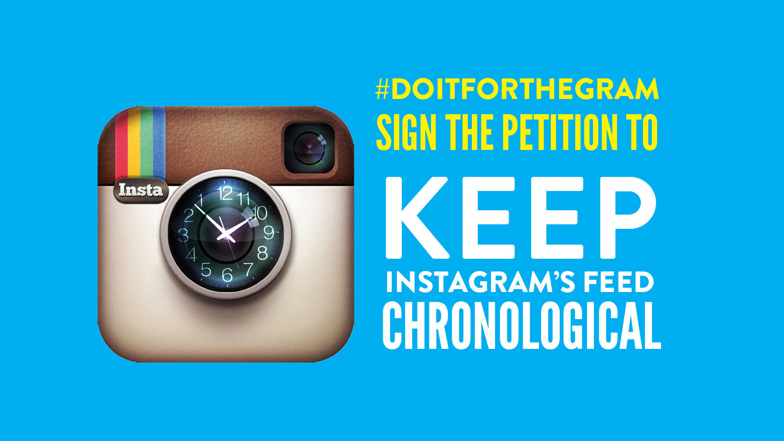 Petition · KEEP the Instagram feed in chronological order! - Menlo Park ...