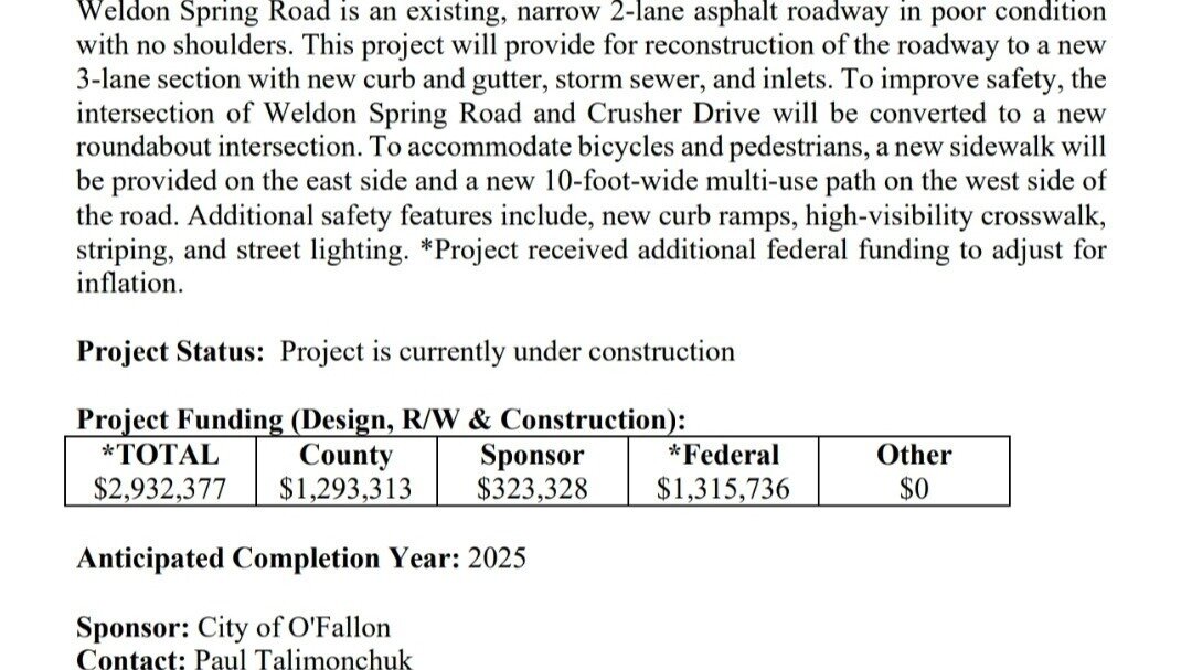 Petition · Install a Temporary Stop Light at Weldon Spring Rd and ...