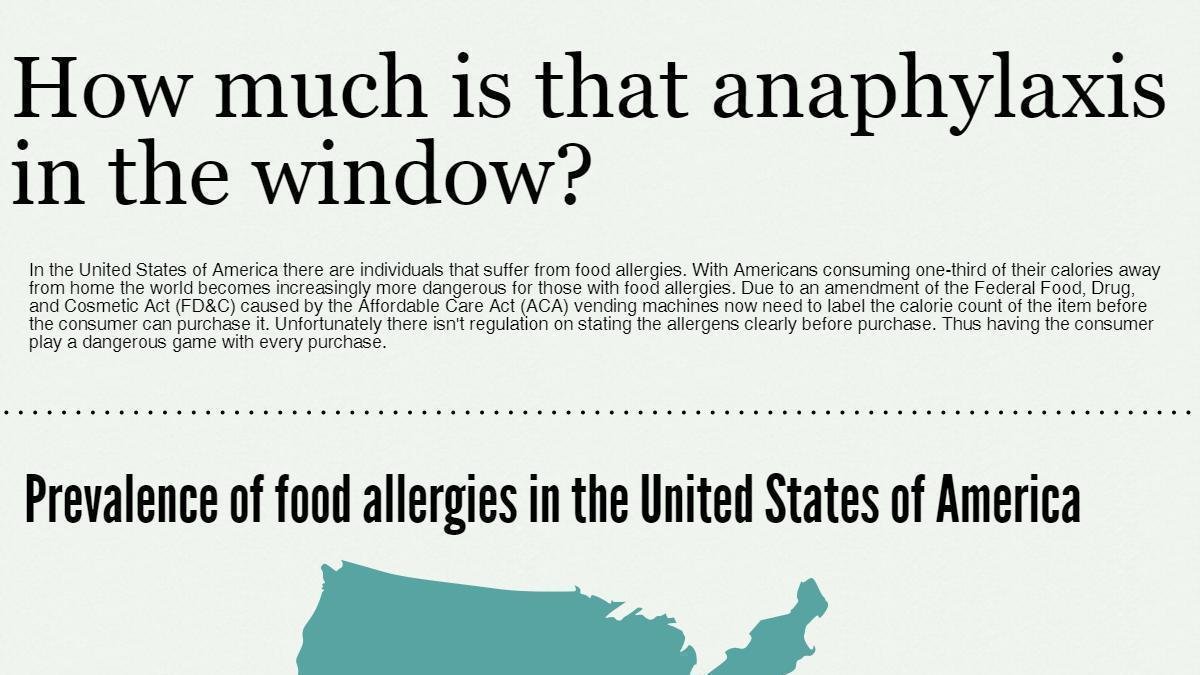 Petition · Vending Machines need proper food allergen labels - United ...