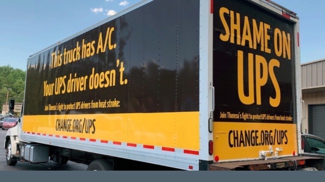 Petition update · It’s Back # SHAME ON UPS · Change.org · Change.org