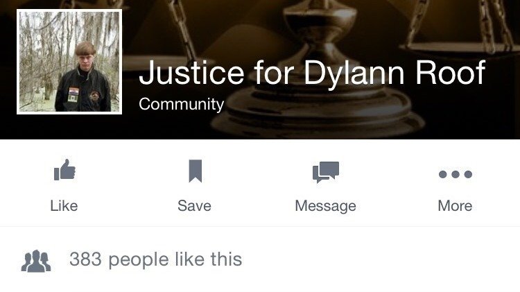 Petition · Remove "Justice For Dylann Roof" community page - United ...