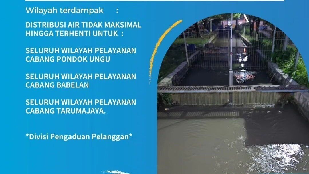 Petisi · Air PDAM Tirta Bhagasasi Mati 1 Minggu, Stop Pencemaran Kali Bekasi! · Change.org