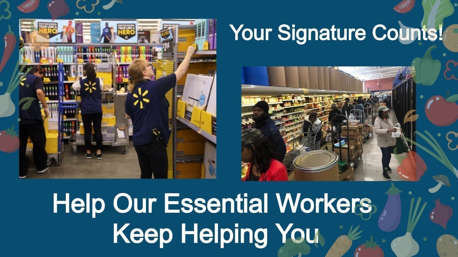 Petition · Walmart & All Essential Stores Must Supply Workers Needed ...