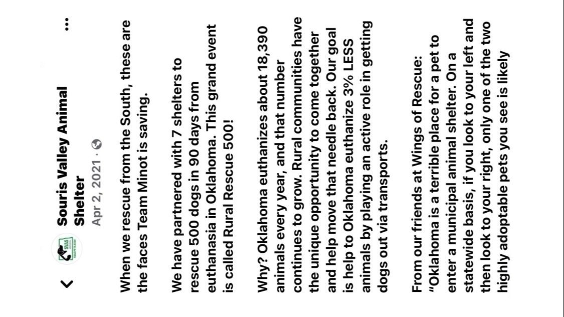 Petition update · 7 shelters…500 animals… · Change.org · Change.org