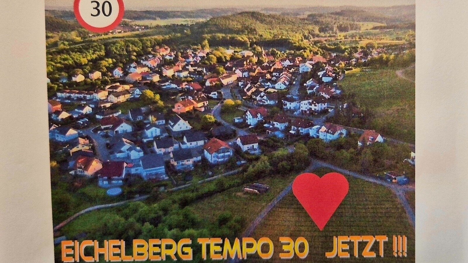 Petition · Tempo 30 Eichelberg Jetzt - Östringen, Deutschland · Change.org
