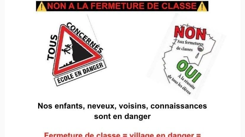 Pétition · NON à la FERMETURE de CLASSE dans l'ECOLE de GUISCARD ...