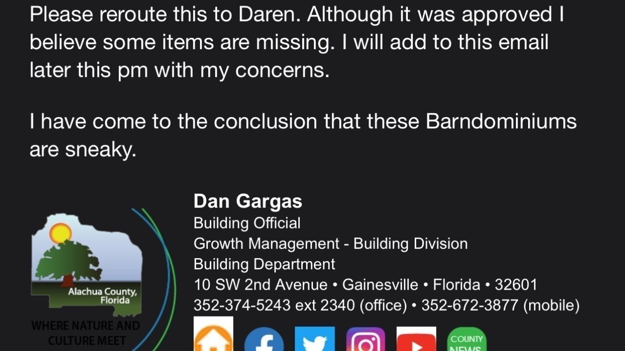 Petition · Petition to terminate employment of Alachua County Building ...