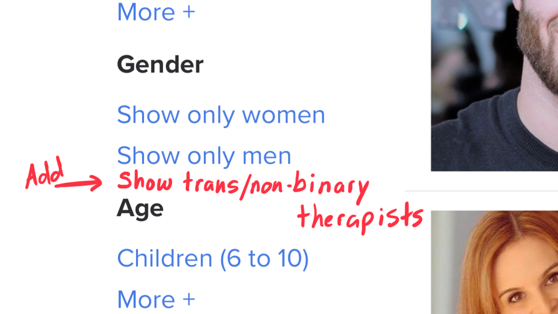 Petition · Psychology Today Needs to Add Gender Options - United States ...