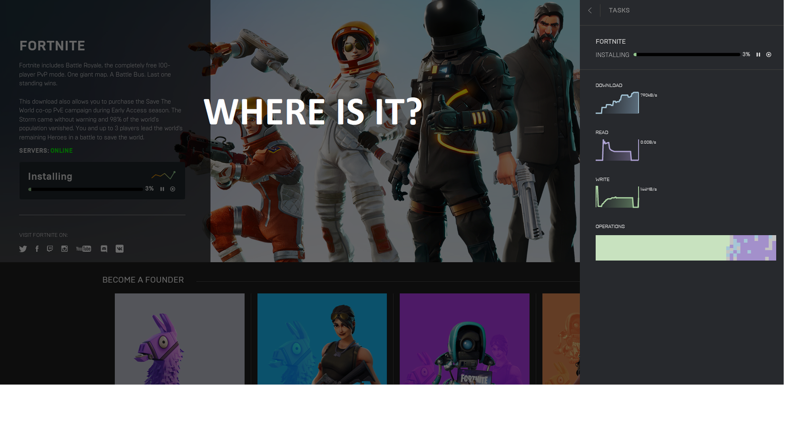 Petition · Add file sizes to Epic Launcher for Fortnite updates ...
