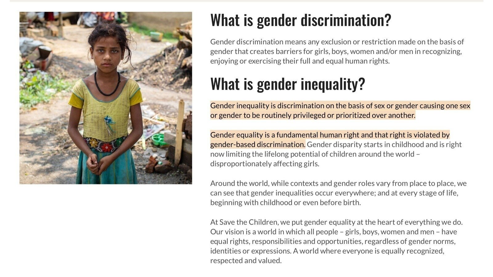 Petition · " Gender inequality has no space in our planet " - India ...