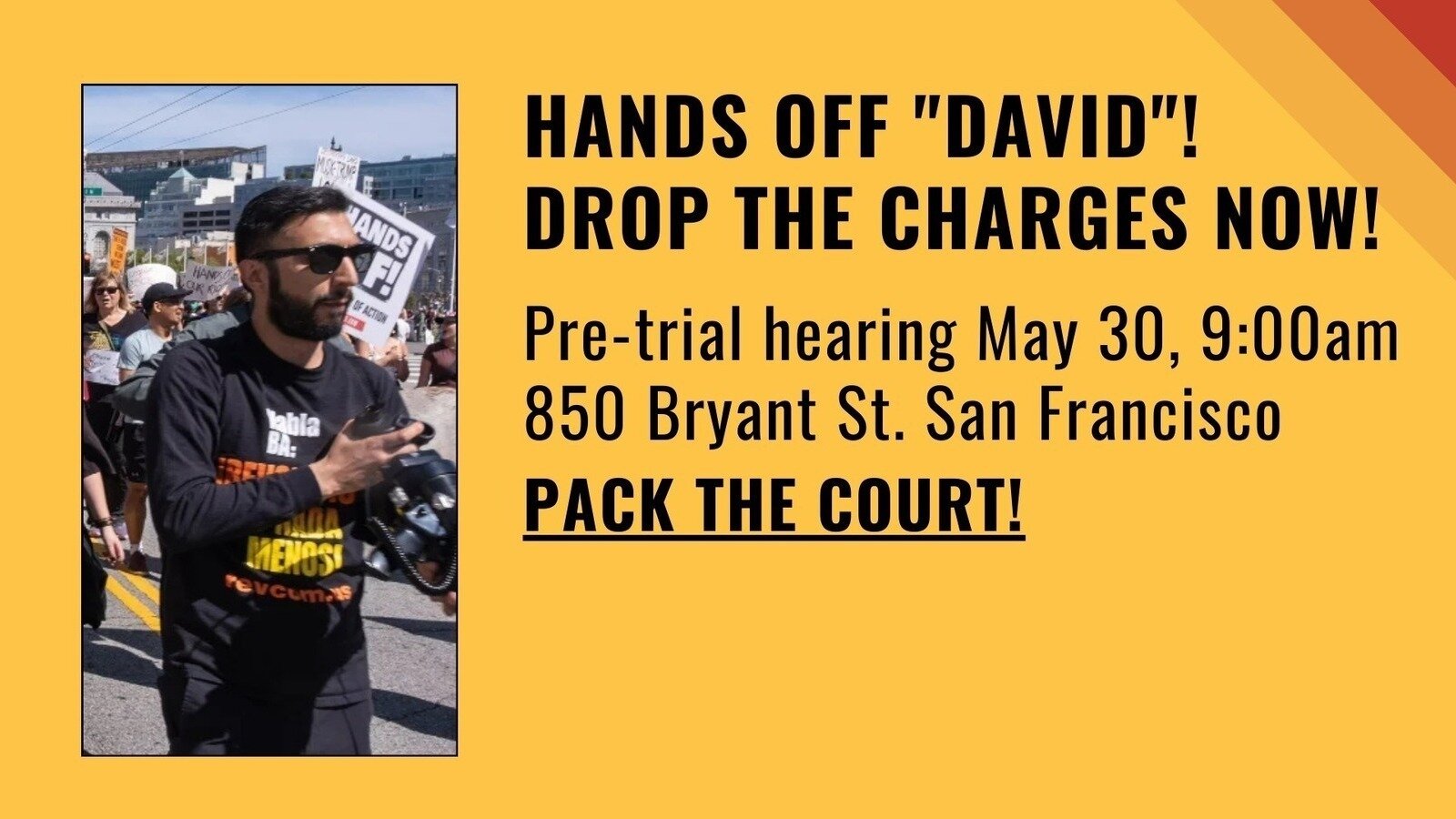 Petition · Hands Off "David"! Drop the Charges Now! - San Francisco ...