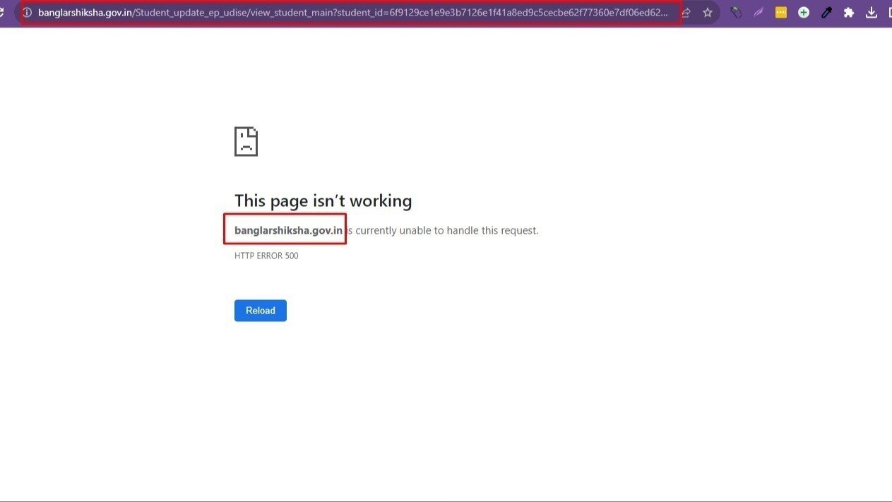 Petition · Raise voice against Server Problem & Bug Error of Banglar Shiksha Portal of West ...