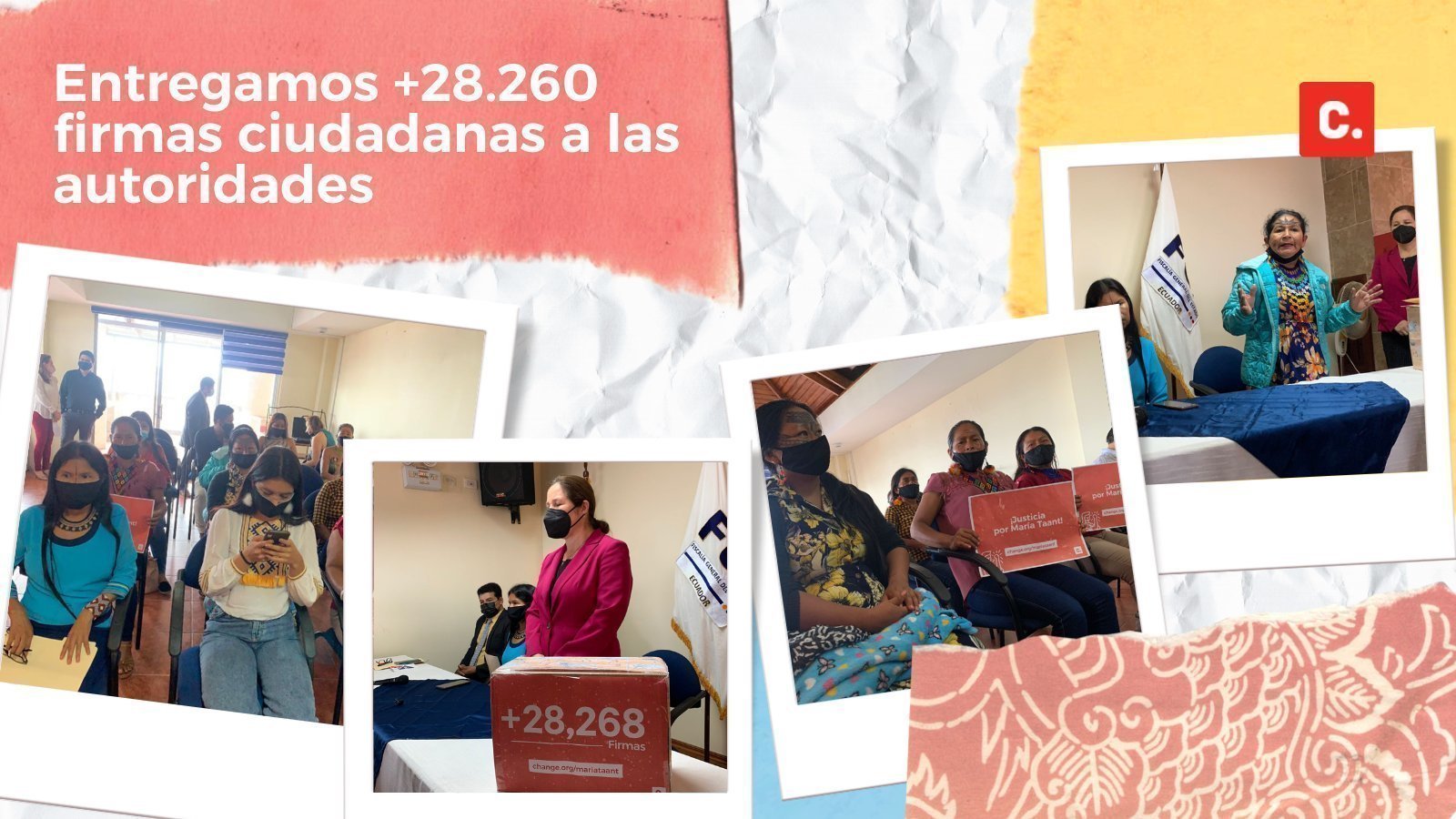 Petition update · ¡La Fiscalía escuchó nuestro pedido! · Change.org ...