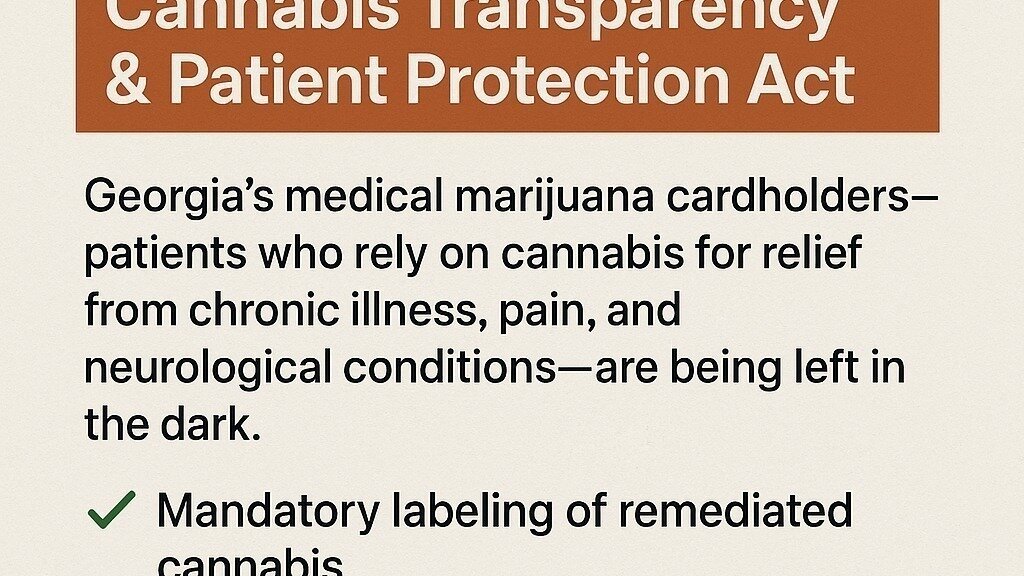 Petition · Support the Cannabis Transparency & Patient Protection Act ...