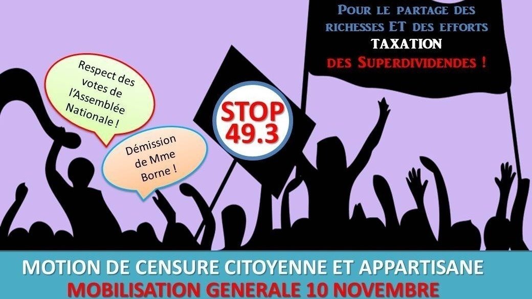 Pétition · MOTION DE CENSURE CITOYENNE ET APARTISANE - France · Change.org