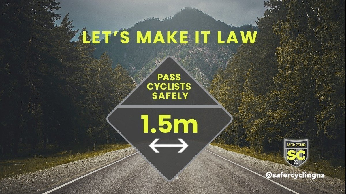 Petition · Help make the 1 . 5m passing distance the law - New Zealand ...