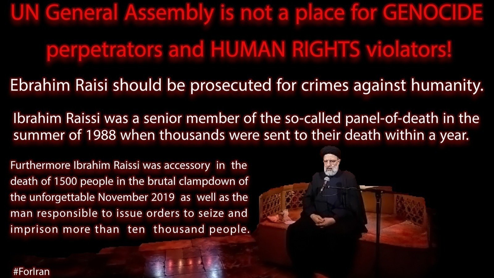 Petition · International stages aren't a place for perpetrators of ...