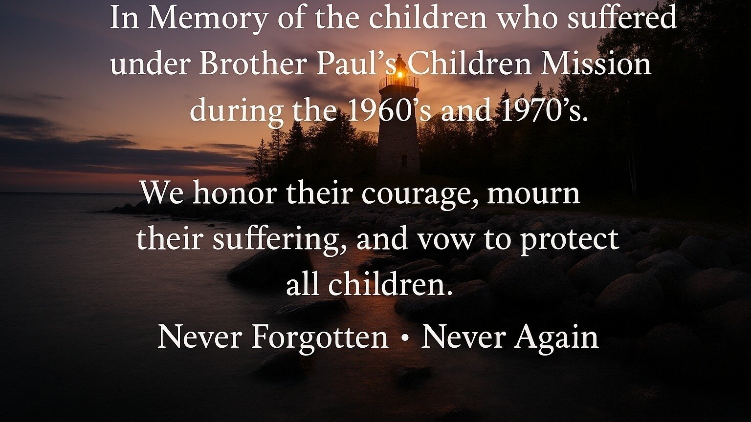 Petition · Honor the Forgotten Boys of North Fox Island with a Memorial ...