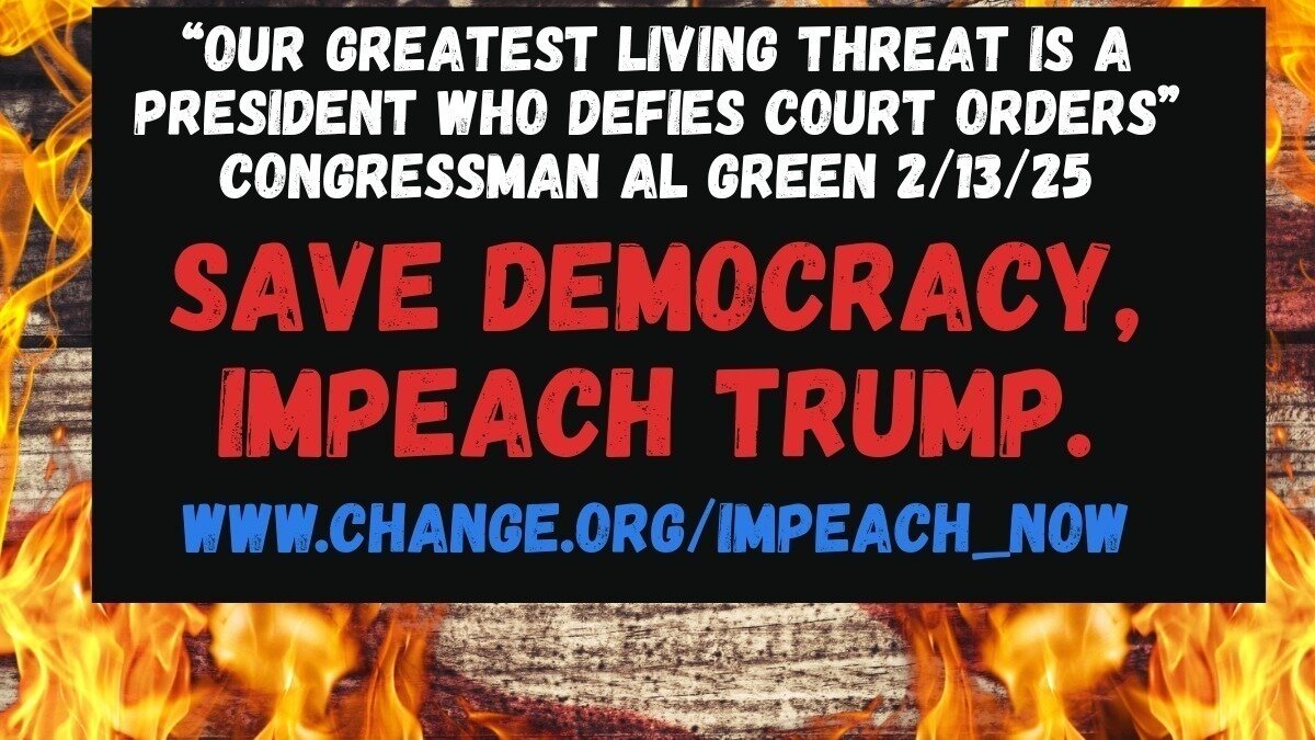 Petition · Support Articles of Impeachment Against Donald Trump ...