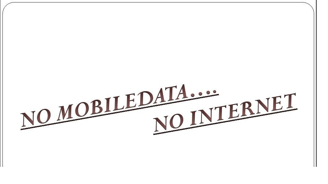 Petition · NO DATA BALANCE....NO INTERNET CONNECTION FOR MOBILES ...