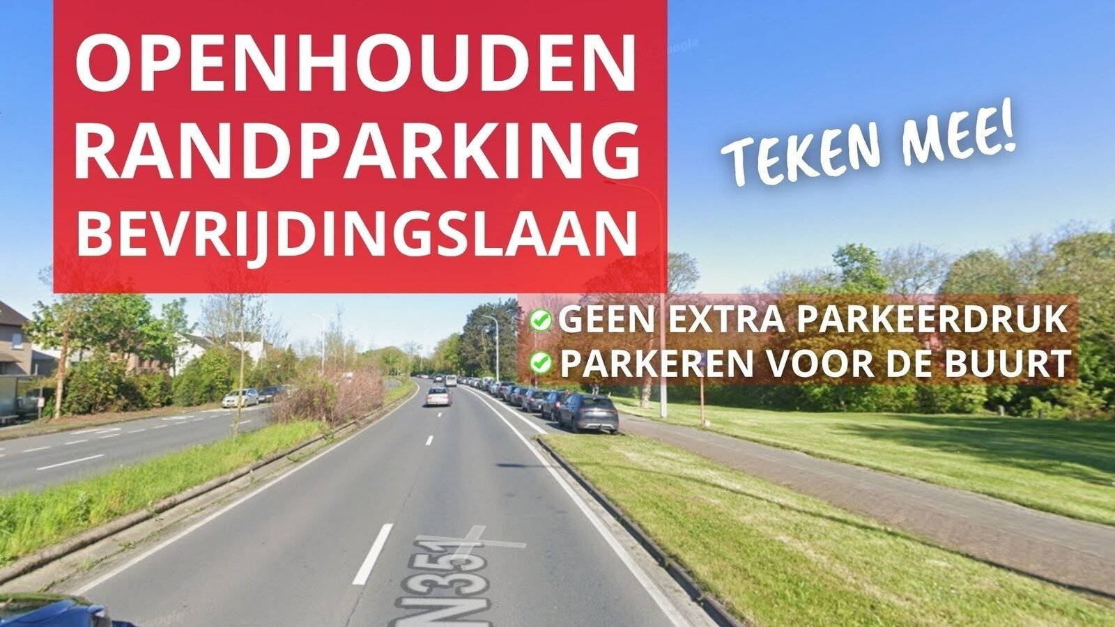 Petition · Houd de randparking Bevrijdingslaan open! - Bruges, Belgium ...