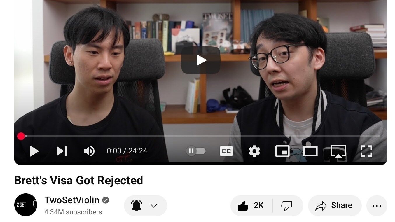 Petition · Approve Brett Yang's USA visa for TwoSetViolin 2025 Tour ...