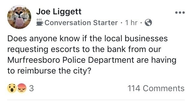 Petition · Request that murfreesboro city permanently exempt joe ...