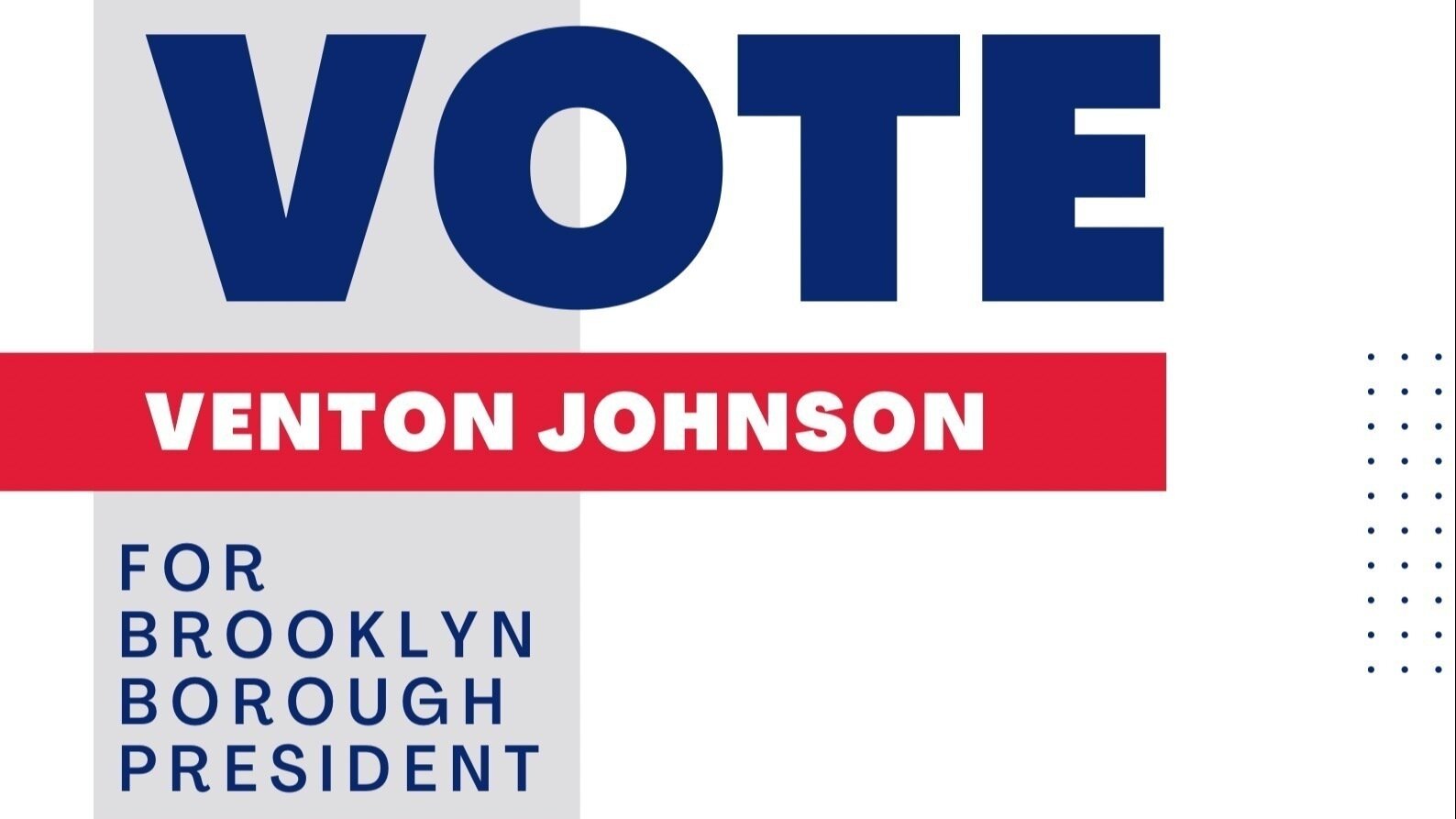 Petition · Venton Johnson for Brooklyn borough President 2025 - United ...