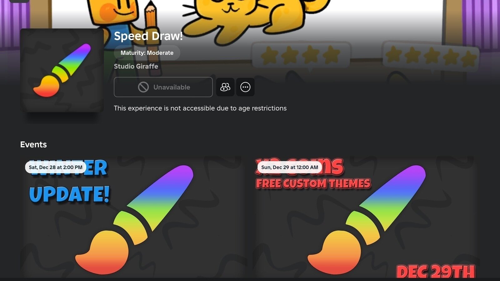 Petition · Remove the age restriction from drawing games on Roblox ...
