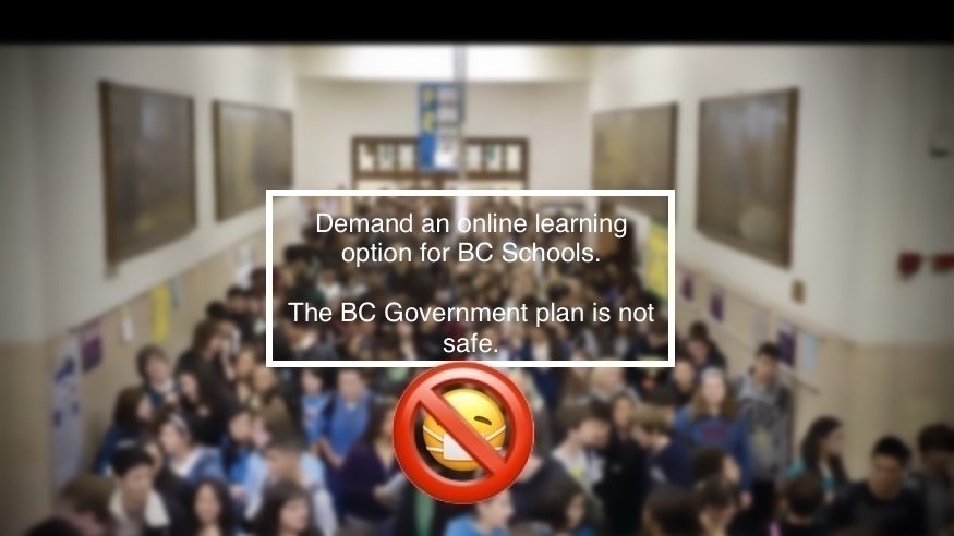 Petition · BC schools need an online learning option for this pandemic ...