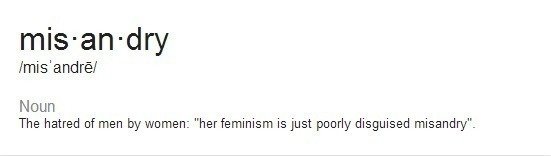 Petition · Change the example of "misandry" to one that is not harmful ...