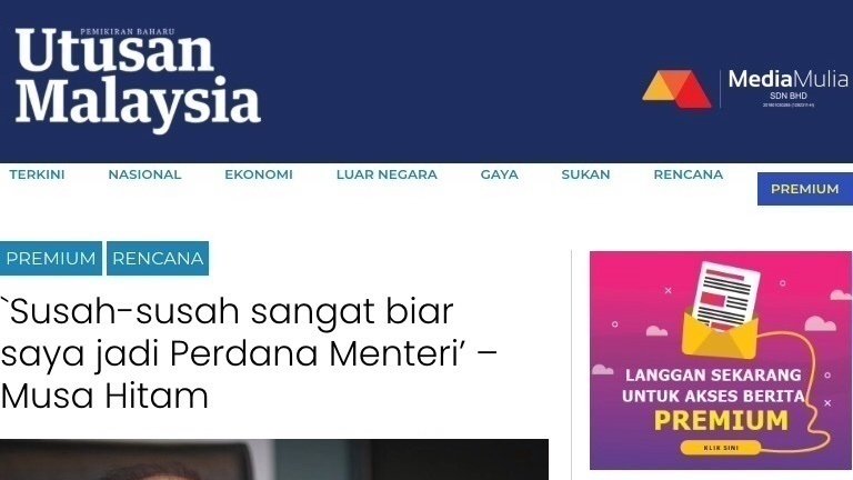 Petition · Support Tun Musa Hitam to be the next Prime Minister of ...