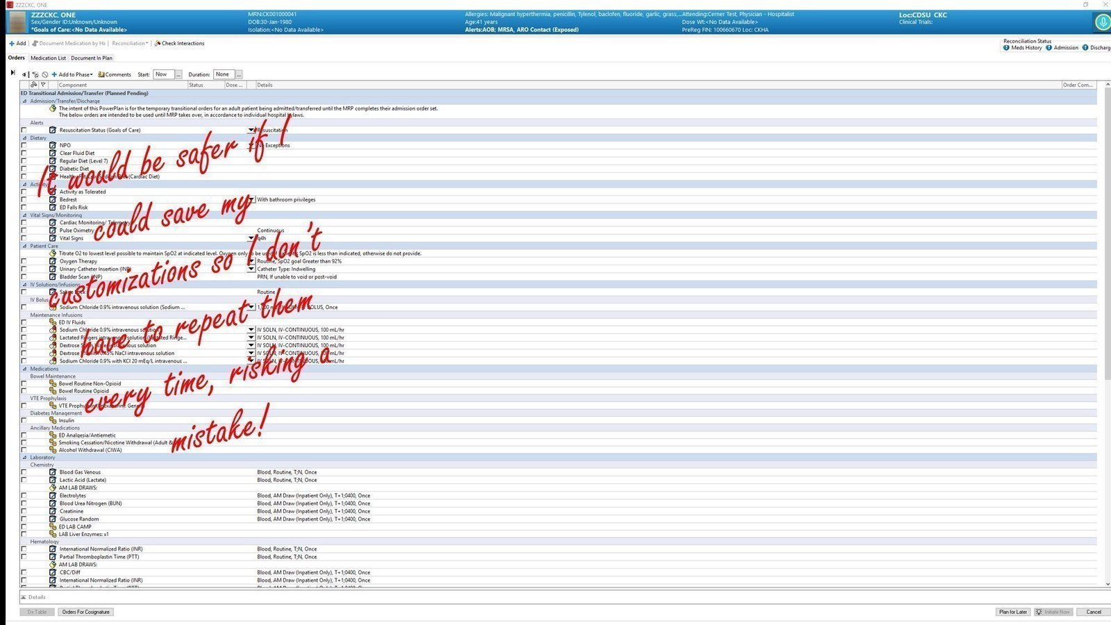 Petition · Please Allow Physicians to Save Customizations of Cerner ...