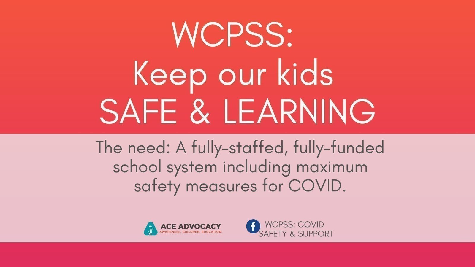 Petition · WCPSS: Keep our kids safe and learning. - United States ...