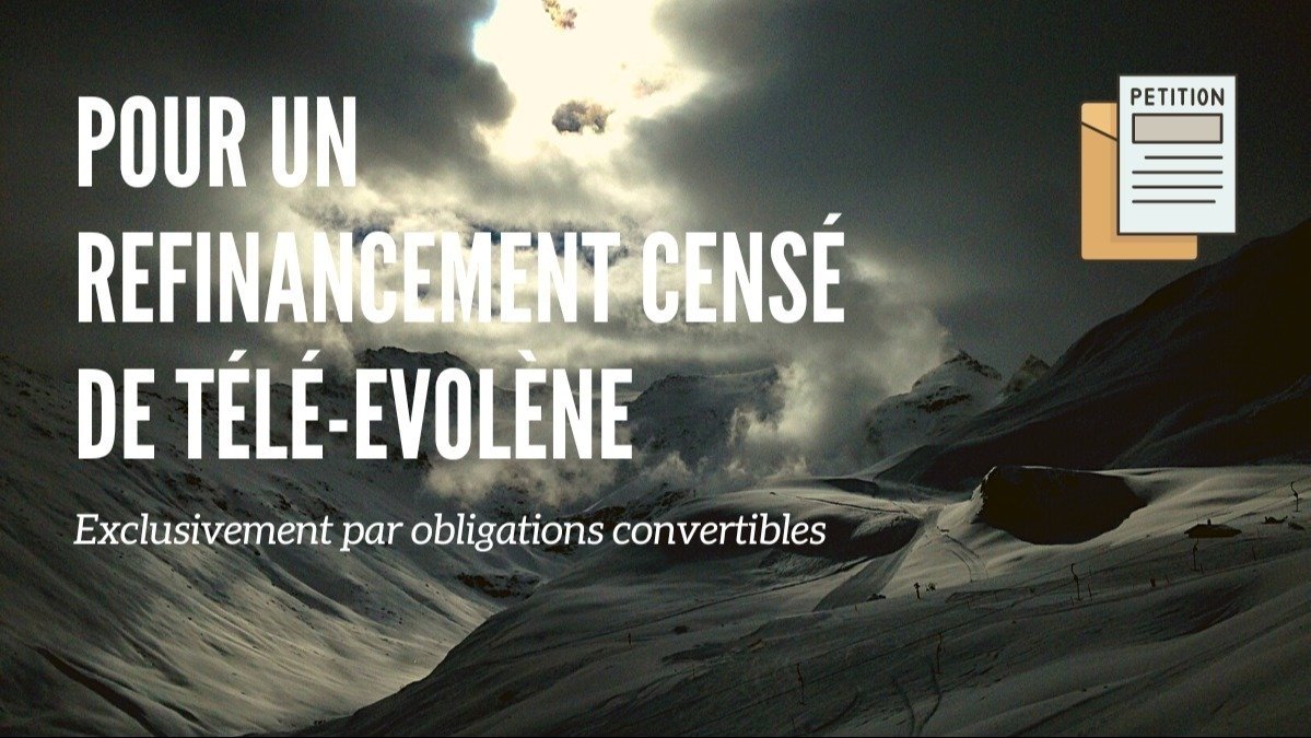 Pétition · Pour un refinancement censé de Télé-Evolène - Exclusivement ...