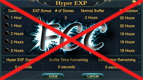 Petition · Level Restrict FCC and/or Hyper EXP Stones in PWI. - United ...