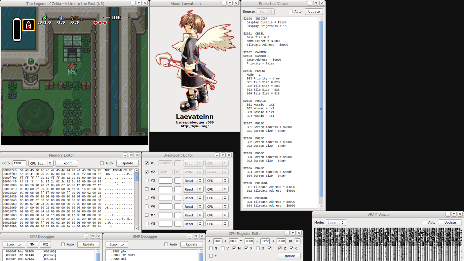 Petition · Add debugging support to byuu's higan emulator - United ...