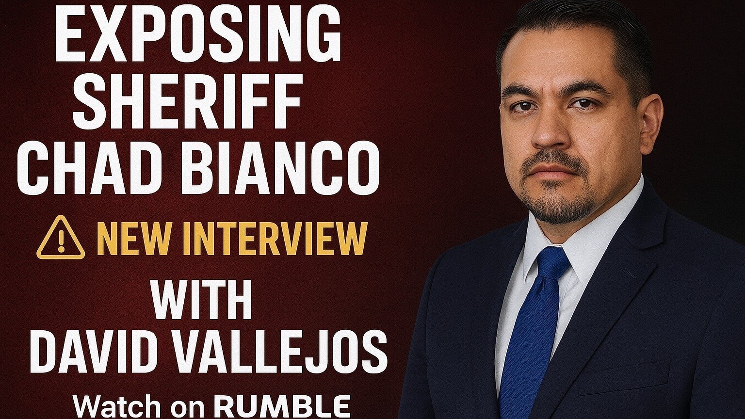 Petition update · 🚨 NEW INTERVIEW: EXPOSING SHERIFF CHAD BIANCO 🚨 ...