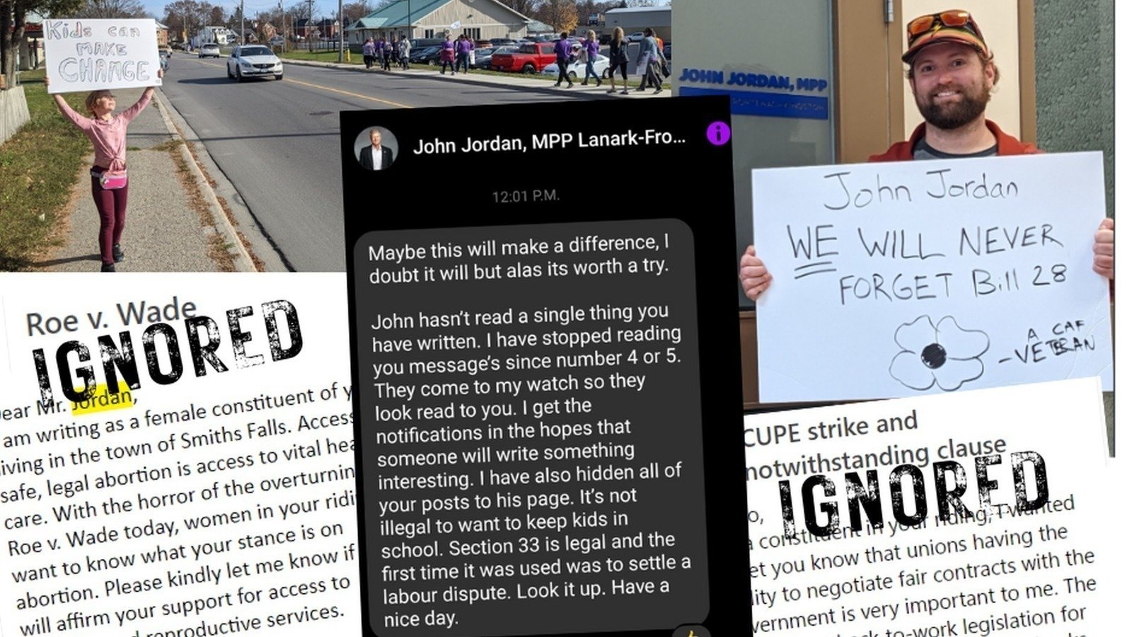 Petition · MPP John Jordan: Be our voice OR get out of the way ...
