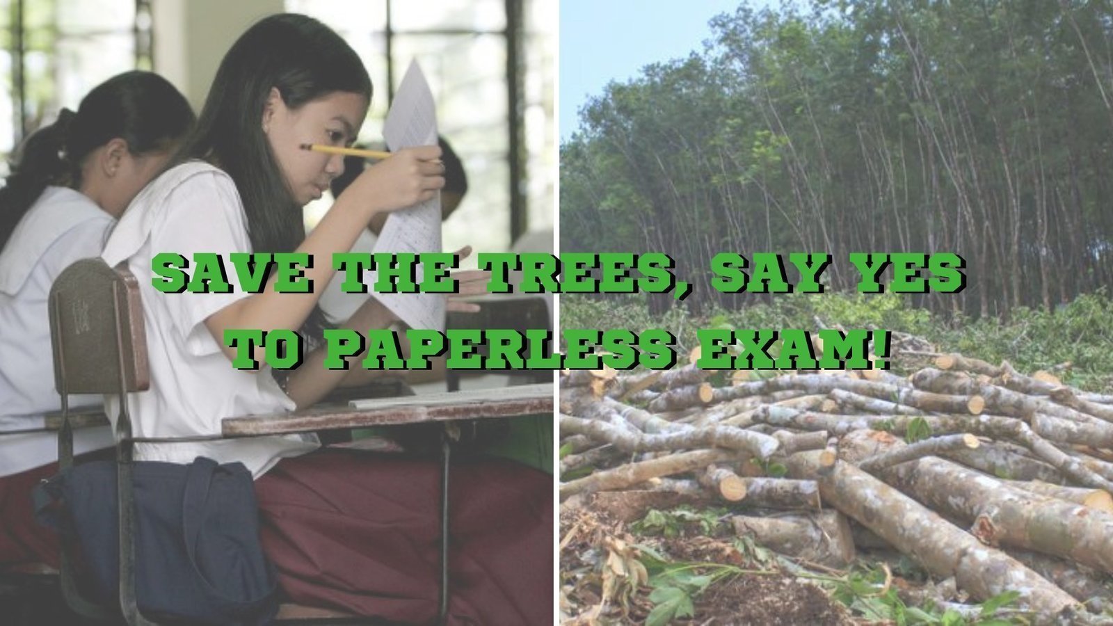 Petition · Save the Trees, Say YES to Paperless Examination ...