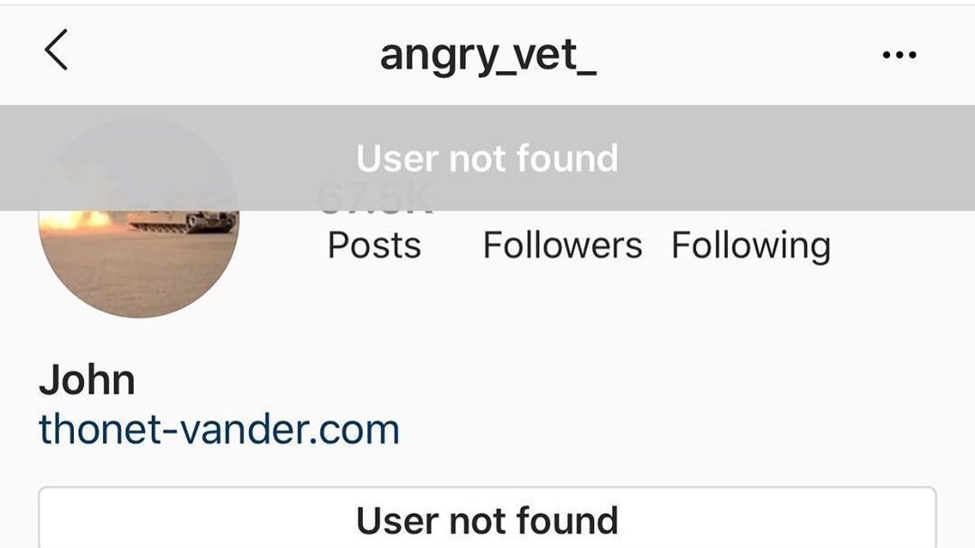 Petition · Bring back angry_vet_ on instagram - United States · Change.org