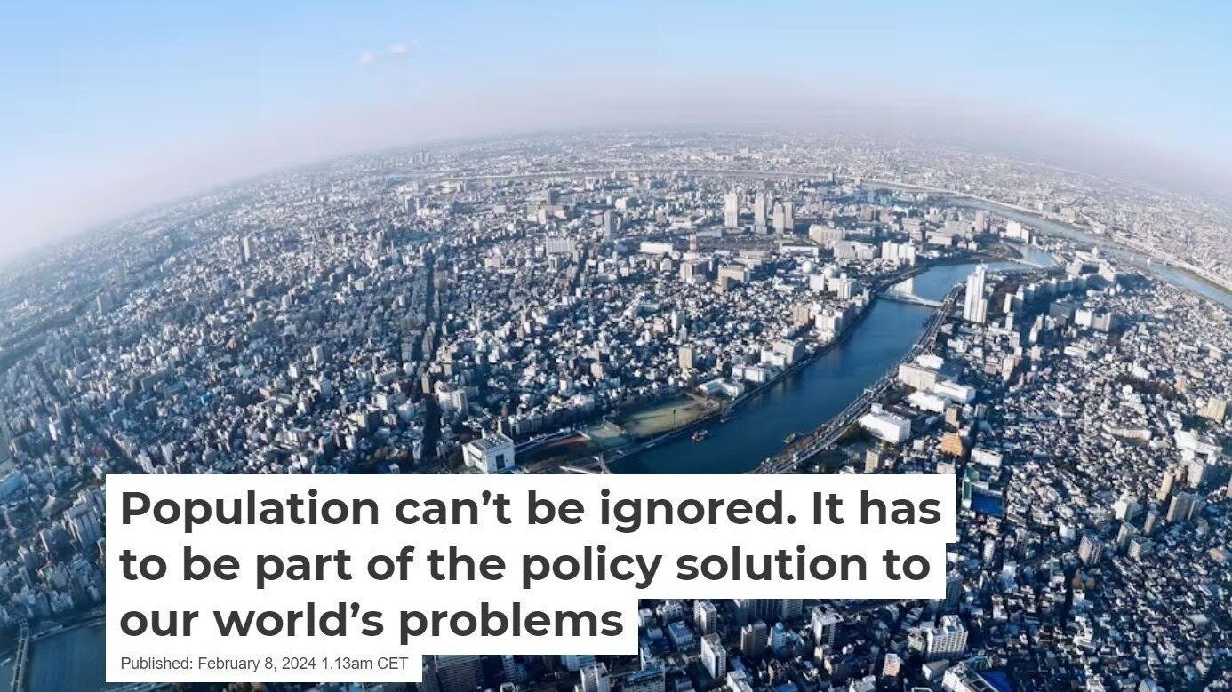 Petition update · Population can’t be ignored. It has to be part of the ...