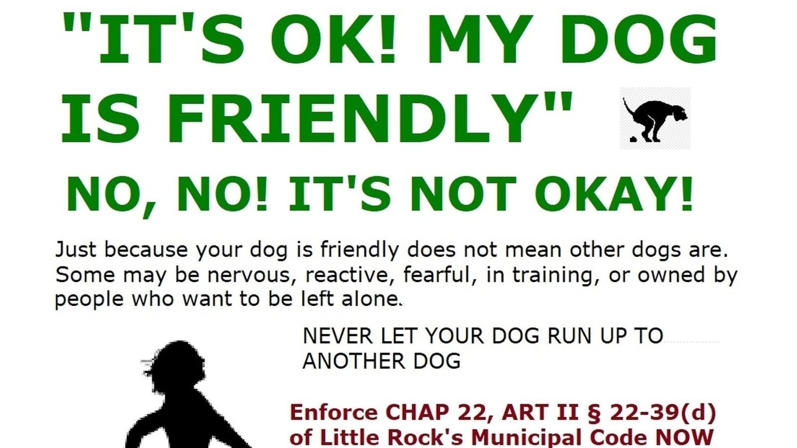 Petition · Enforce Little Rock's Park Ordinances - Unrestrained Dogs ...