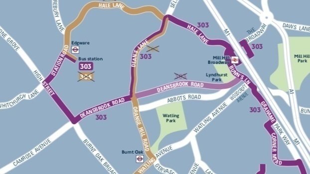 Petition · Reinstate route 303 and 305 to their original routes ...