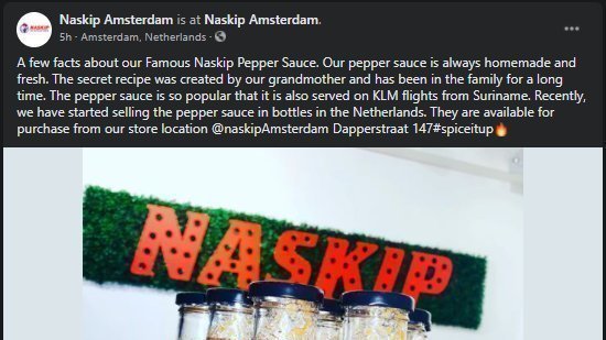 Petition · Naskip hot sauce ook in Suriname beschikbaar - Suriname ...